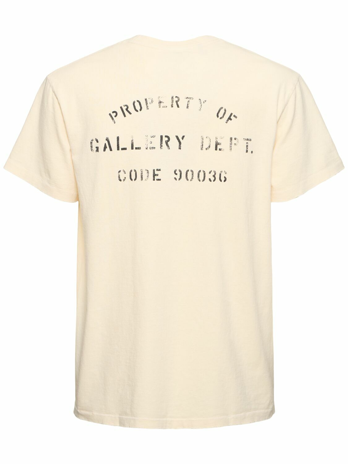 GALLERY DEPT. Property Of Stencil Cotton T-shirt Gallery Dept.