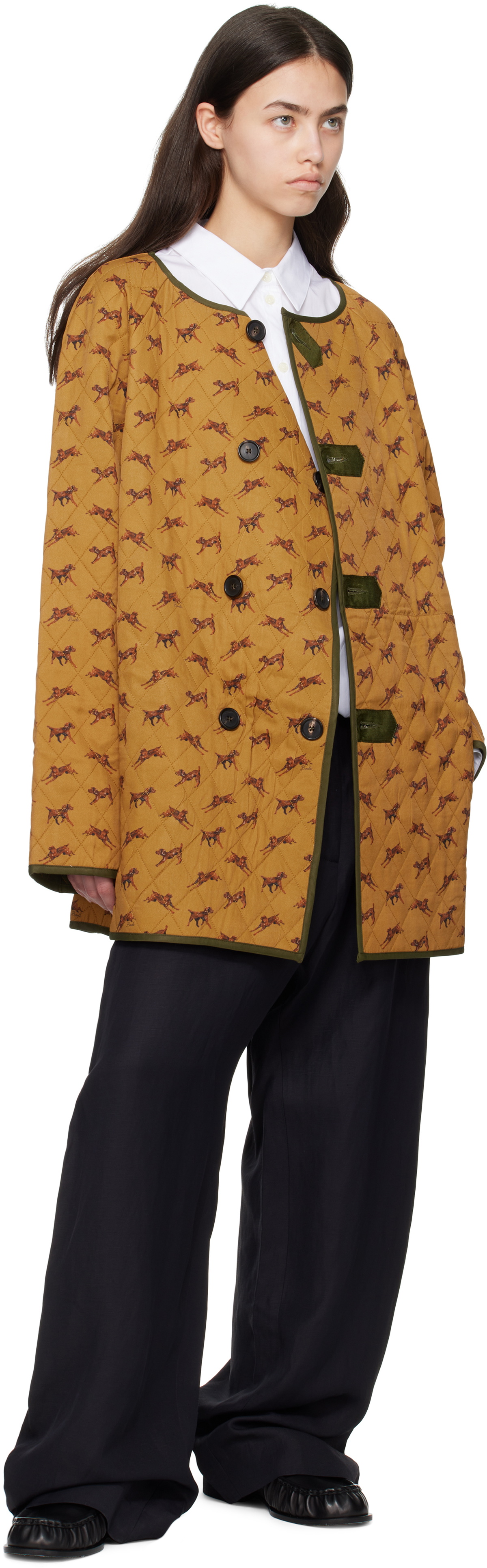 Bode Tan Crittendon Liner Coat Bode