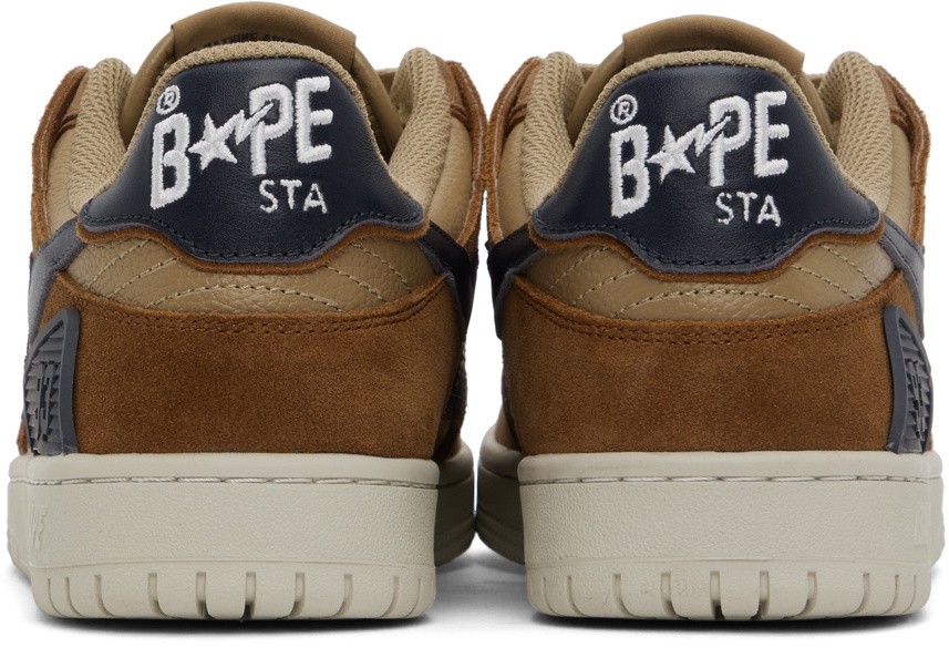BAPE Brown & Navy SK8 Sta #4 Sneakers A Bathing Ape