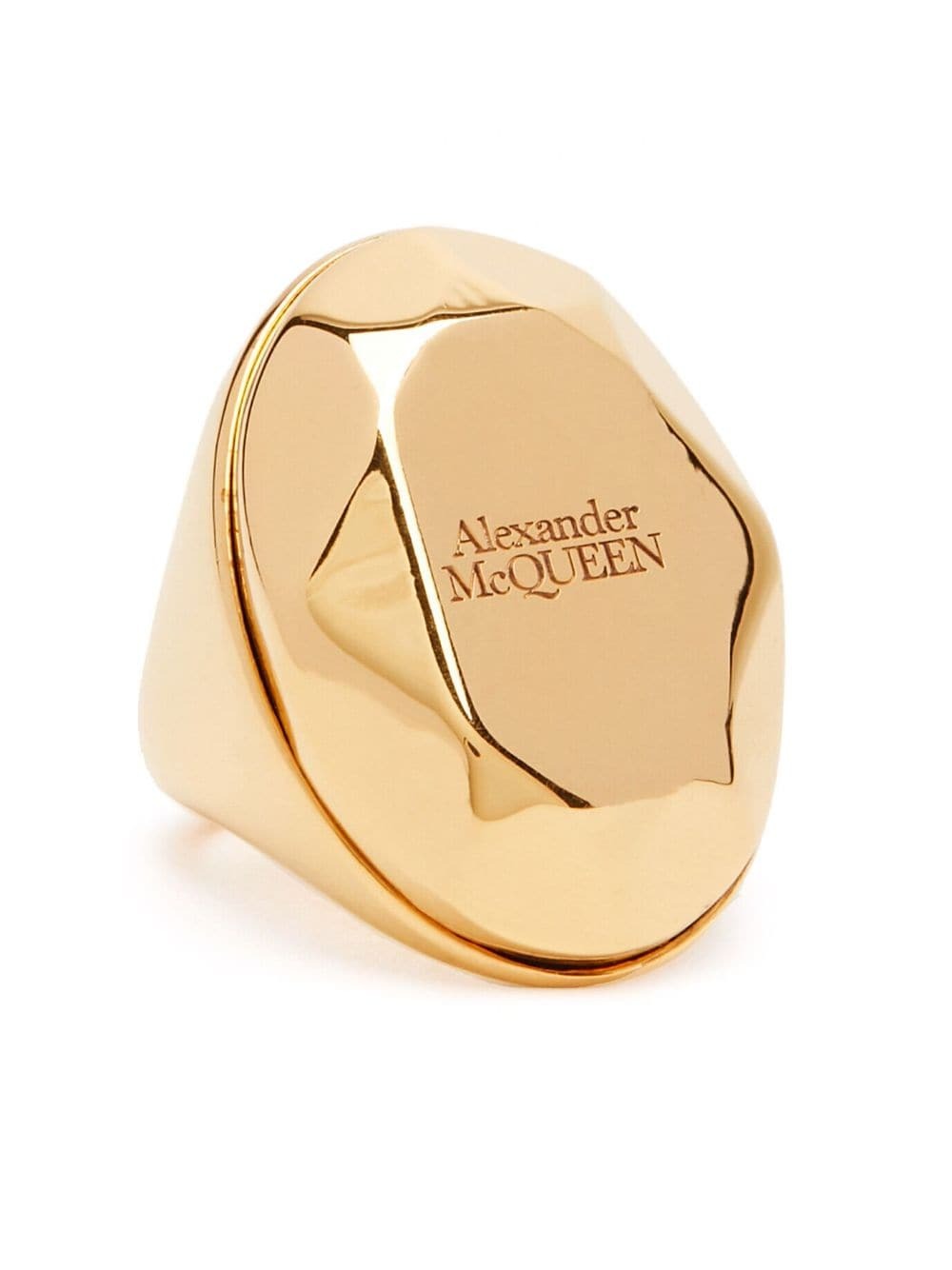 ALEXANDER MCQUEEN - Stone Logo Ring Alexander McQueen