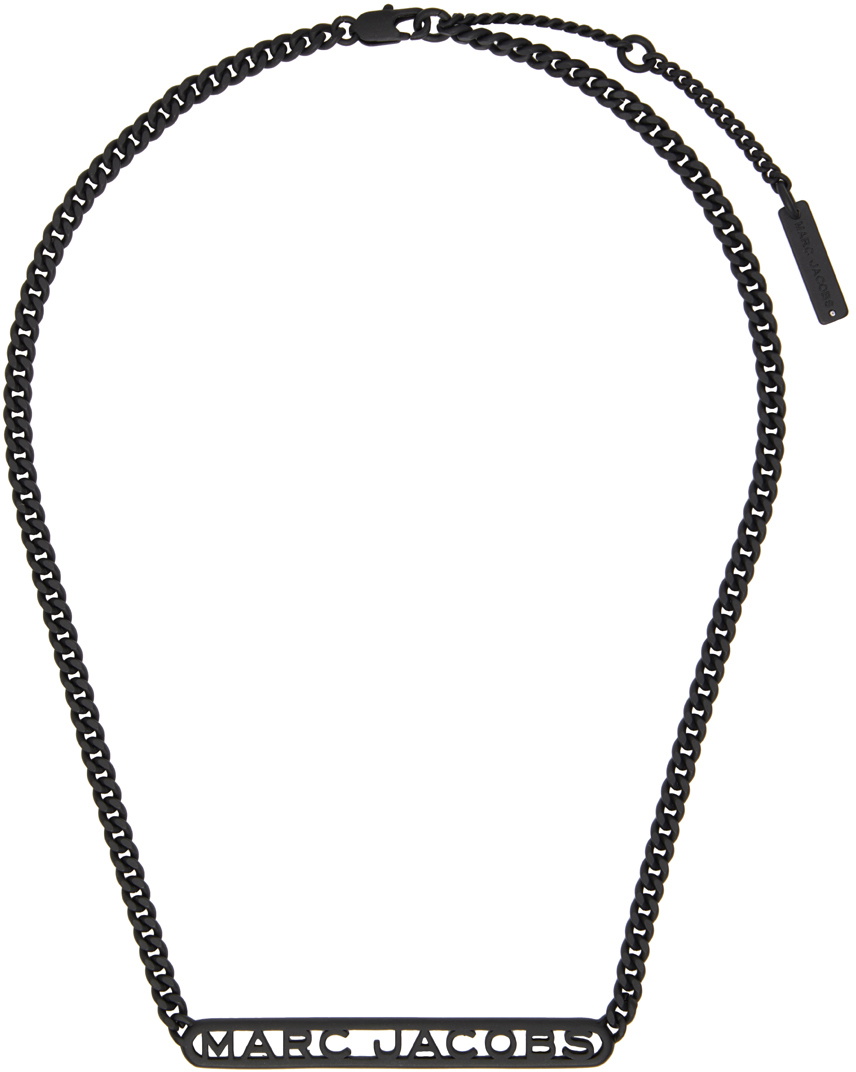 Marc Jacobs Black 'The Monogram Chain' Necklace Marc Jacobs