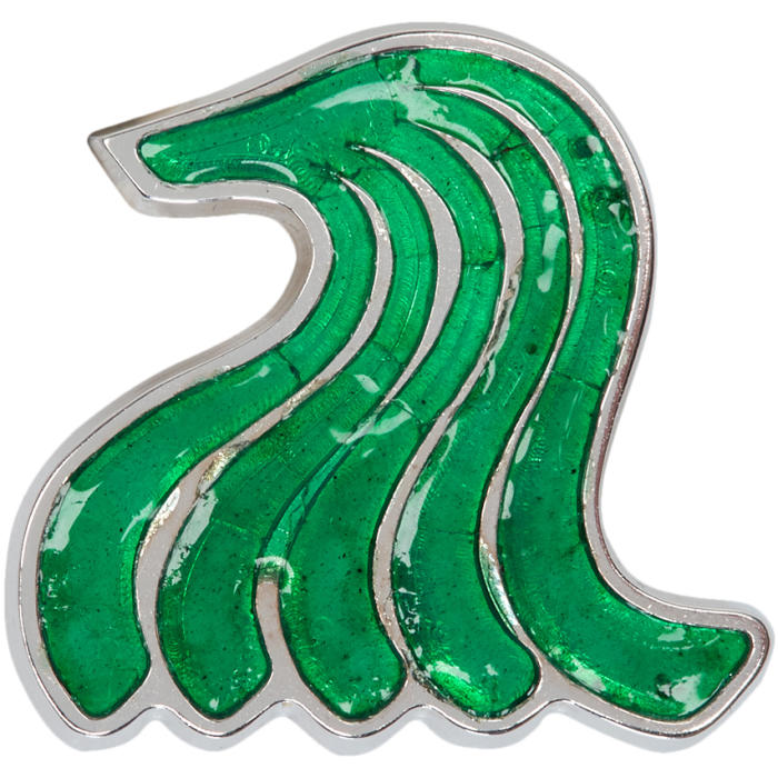 Raf Simons Green Wave Pin adidas x Raf Simons