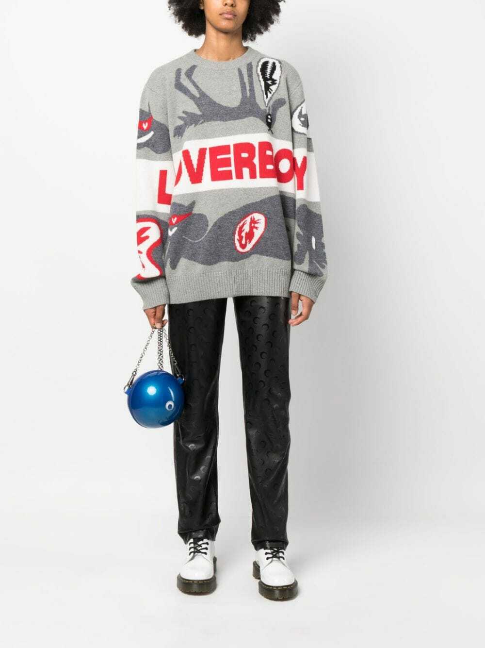 CHARLES JEFFREY LOVERBOY - Logo Wool Blend Sweater Charles Jeffrey Loverboy