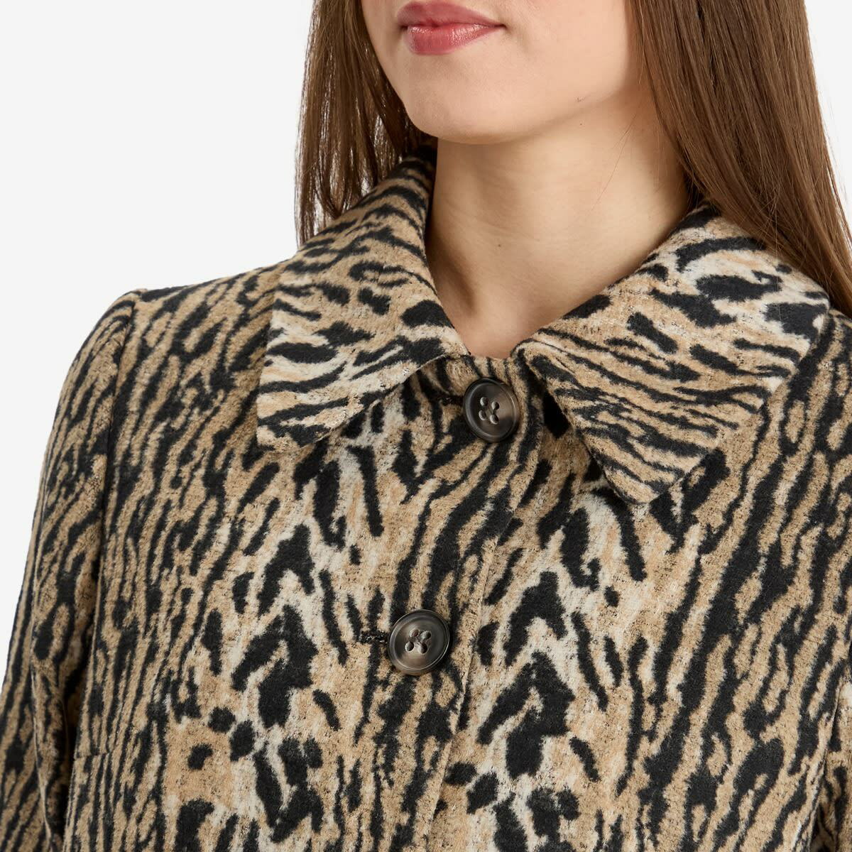 RIXO Women's Milly Jacket in Bohemia Leopard Rixo