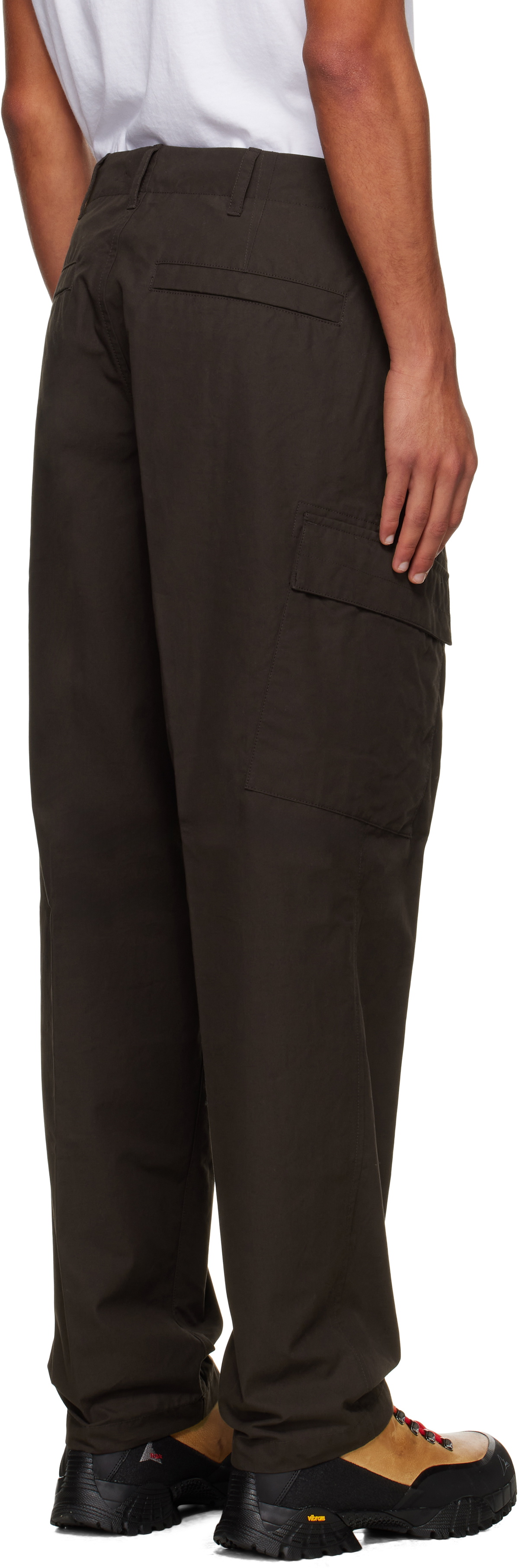 Stone Island Brown 3100019 Weatherproof Cotton Canvas Cargo Pants Stone ...