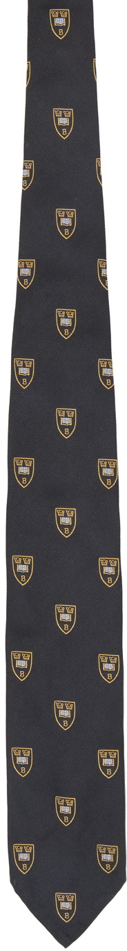 BEAMS PLUS Black Patchwork Tie Beams Plus