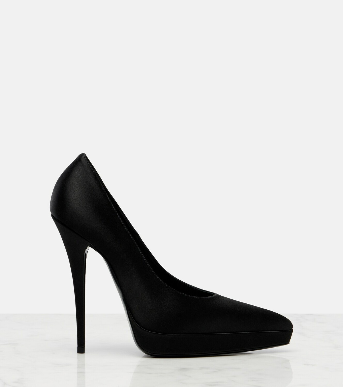 Saint Laurent Lisa 110 satin platform pump Saint Laurent