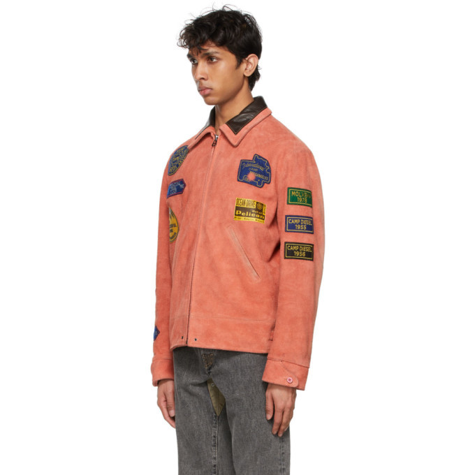 Diesel Red Suede D4D-3 Jacket Diesel