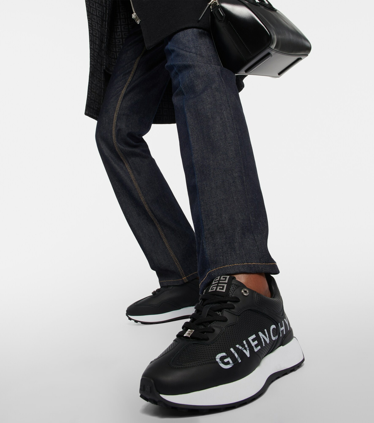 Givenchy - GIV Runner logo leather sneakers Givenchy