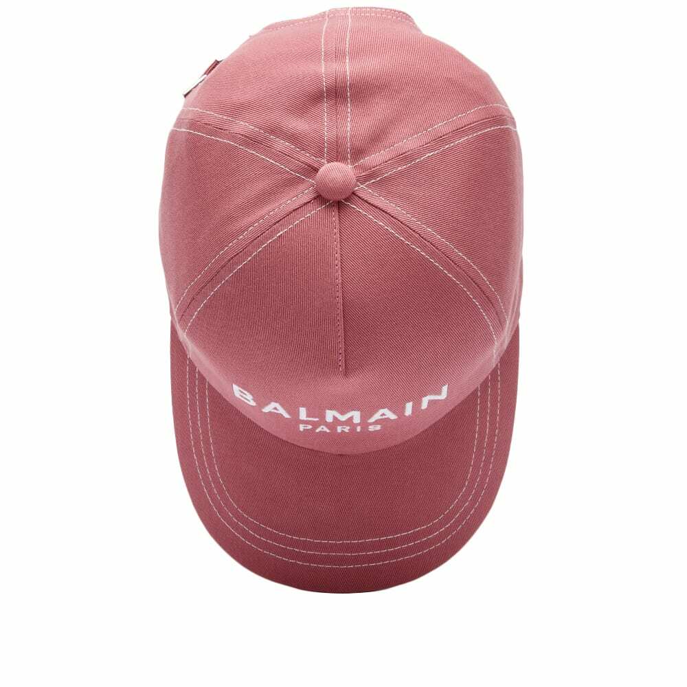 Balmain Women's Logo Cap in Pink/White Balmain