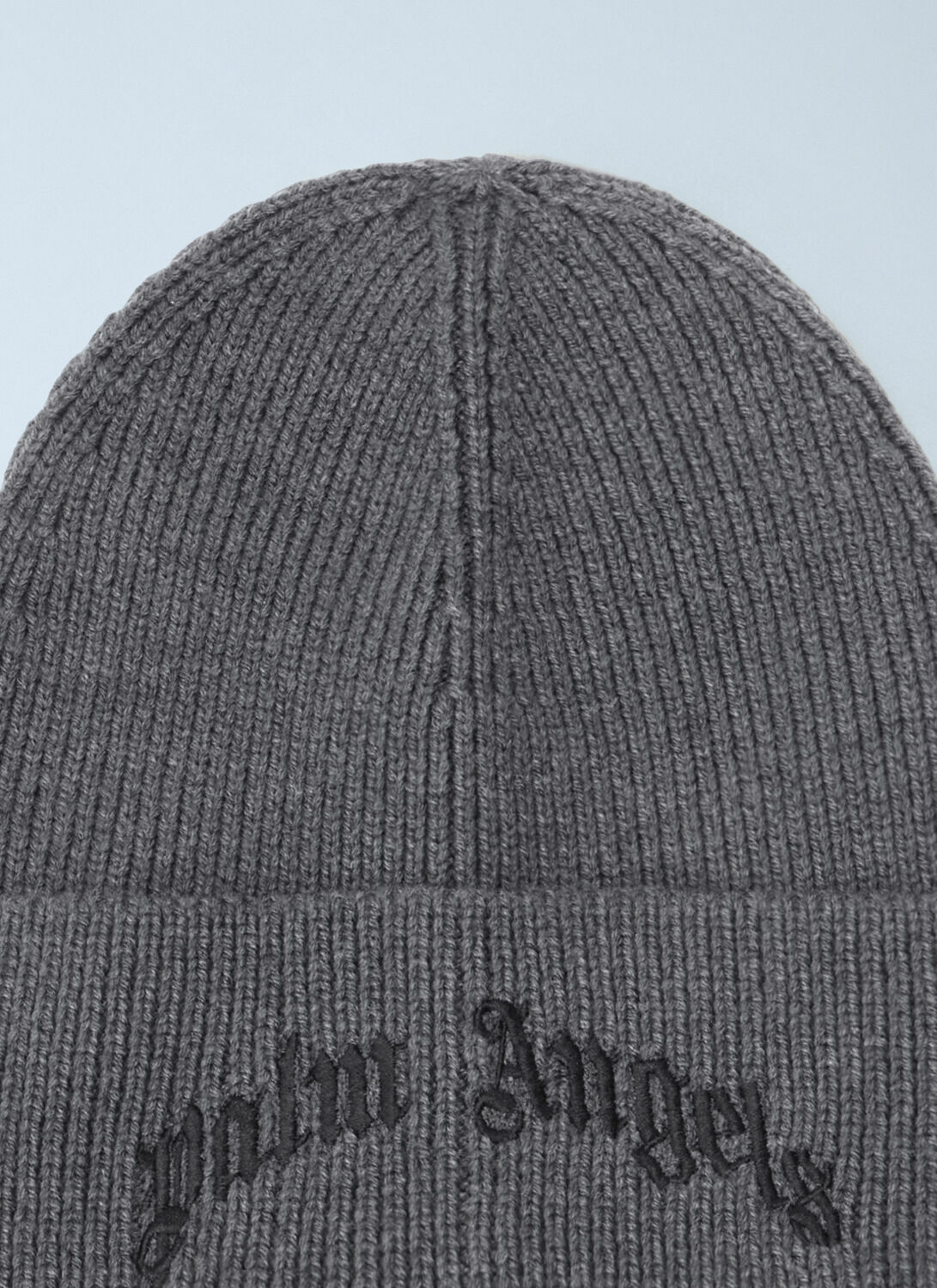Palm Angels Curved Logo Beanie Hat Palm Angels