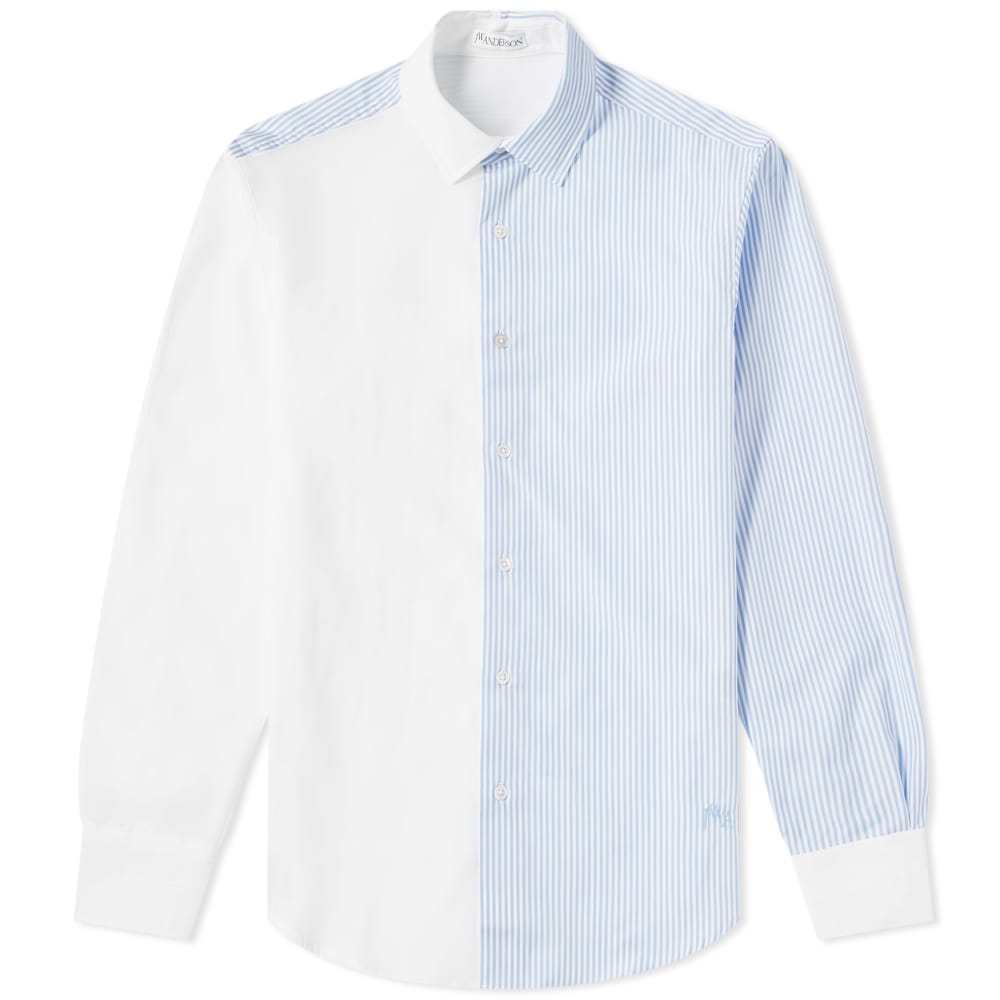 JW Anderson Panelled Stripe Oxford Shirt JW Anderson
