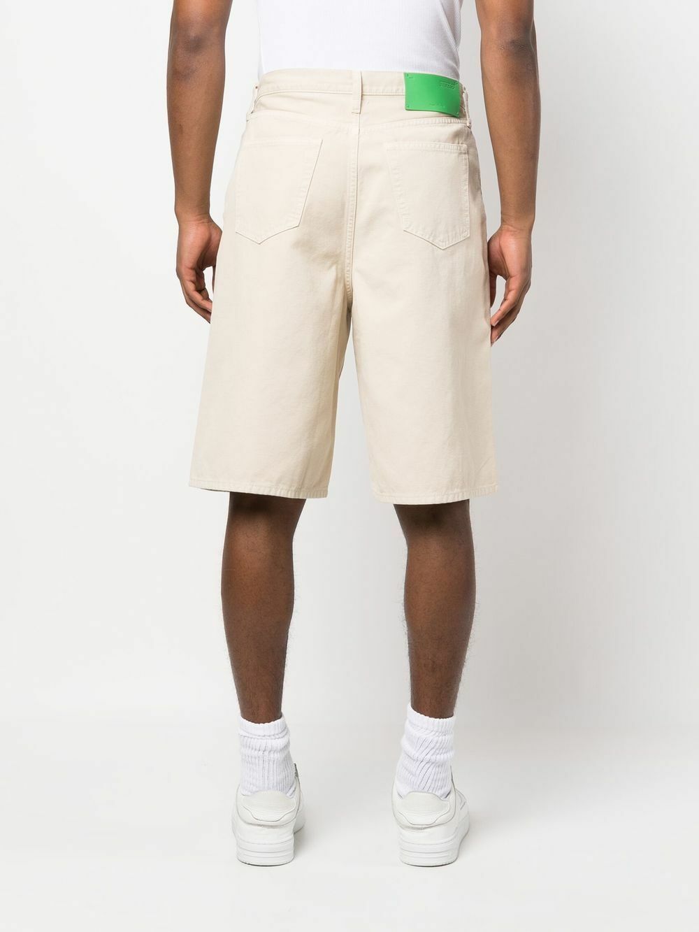 OFF-WHITE - Utility Cotton Shorts Off-White