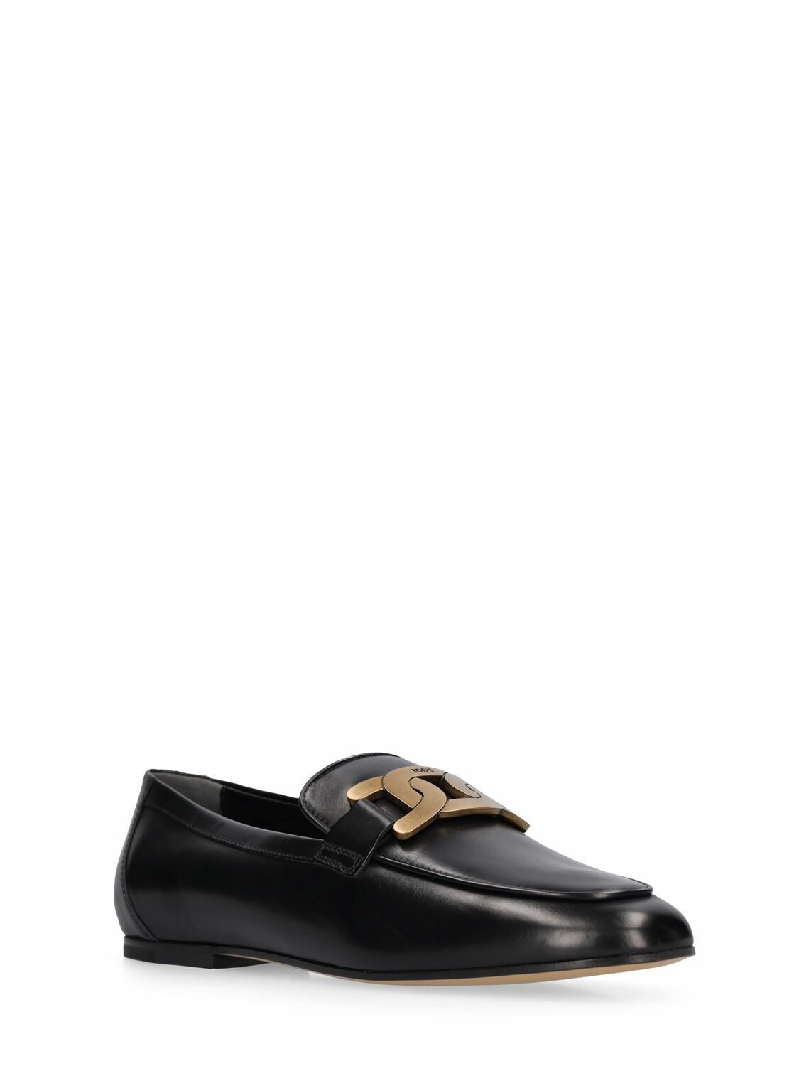 TOD'S - 10mm Leather Chain Loafers Tod's