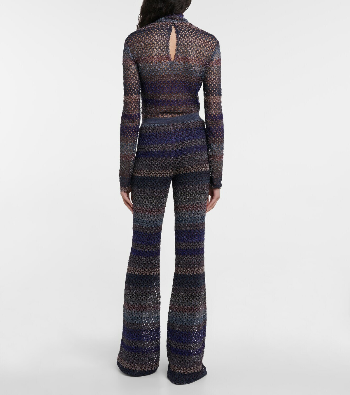 Missoni - Flared metallic lace pants Missoni