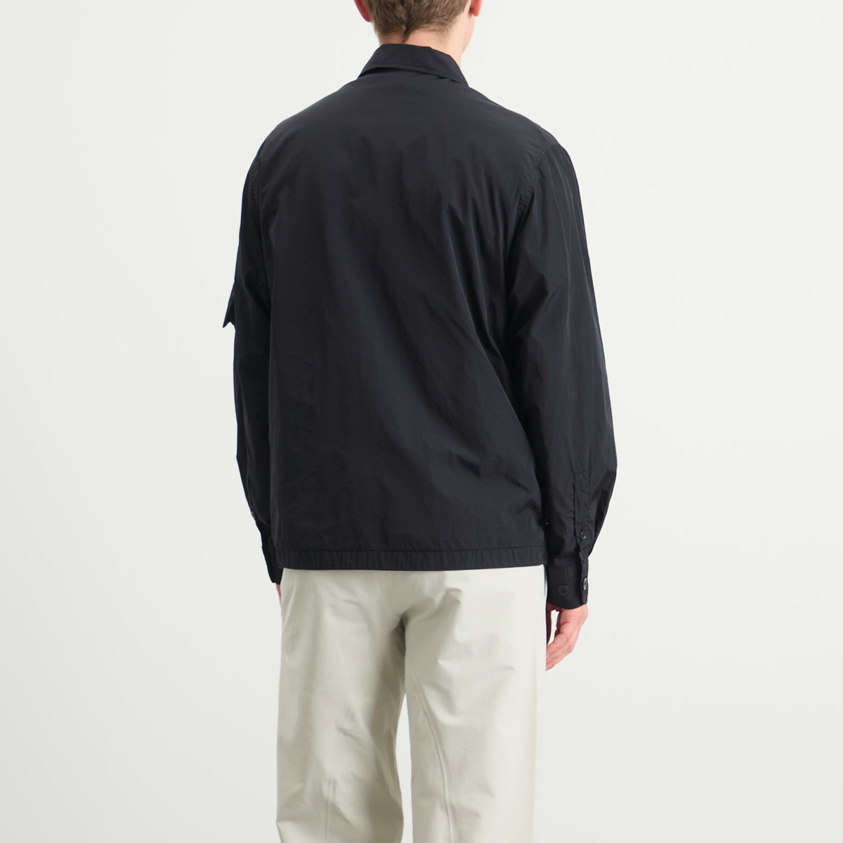 C.P. Company Men's Chrome-R Overshirt in Total Eclipse C.P. Company