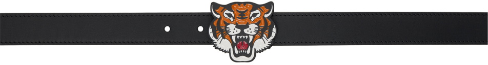 Kenzo Black Kenzo Paris 'Kenzo Buckle' Reversible Belt Kenzo