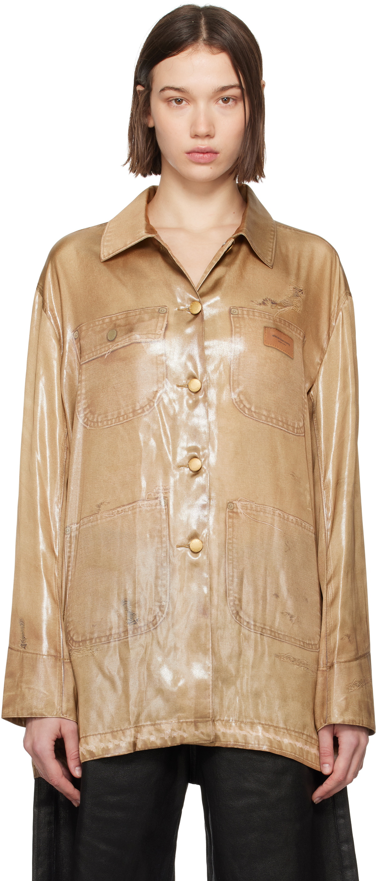 Alexander Wang Tan Trompe L'œil Shirt Alexander Wang