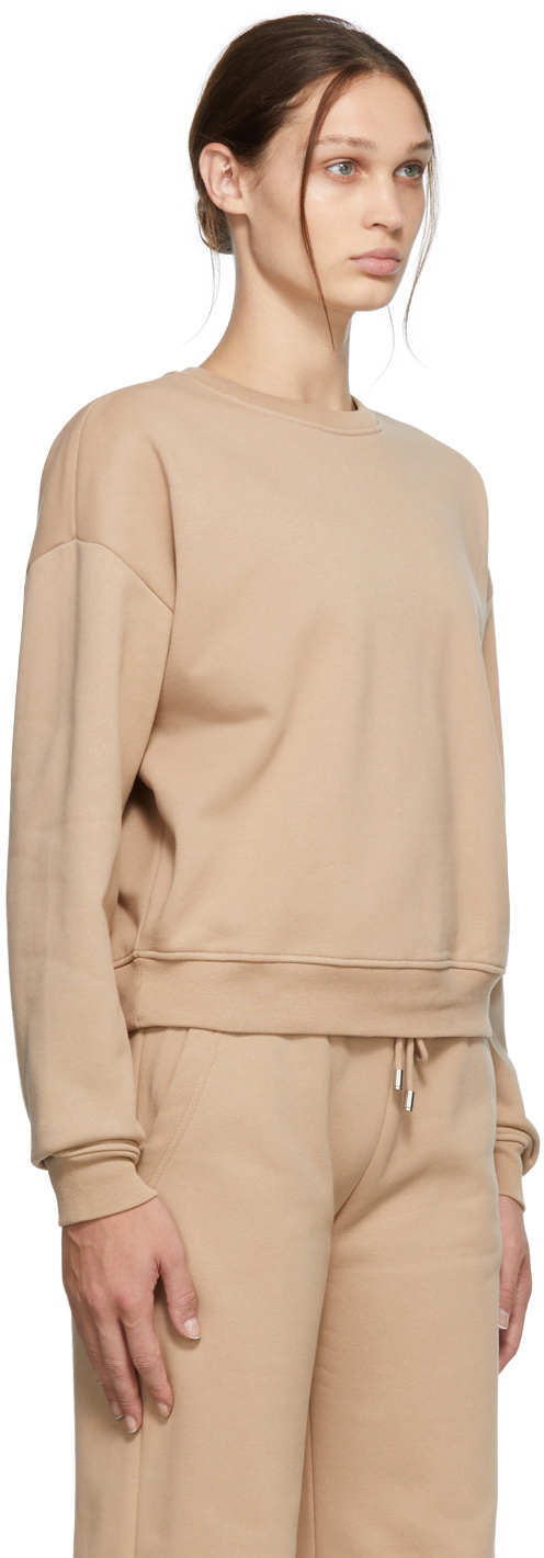Frame Beige Crewneck Sweatshirt Frame Denim