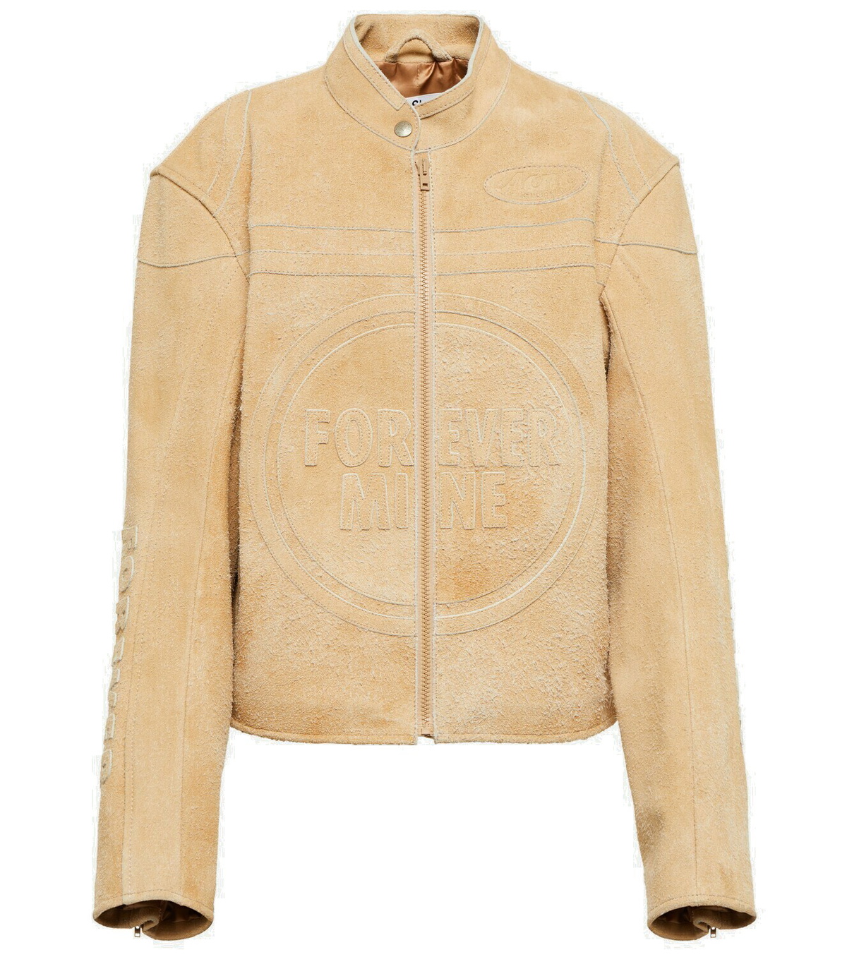 Acne Studios - Embossed suede jacket Acne Studios
