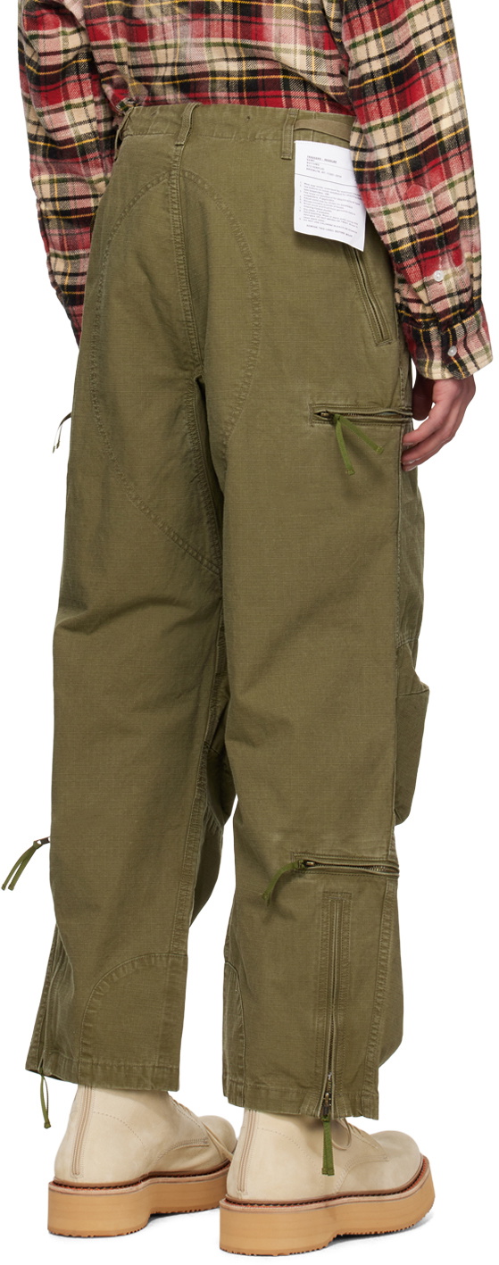 R13 Khaki Flight Cargo Pants R13