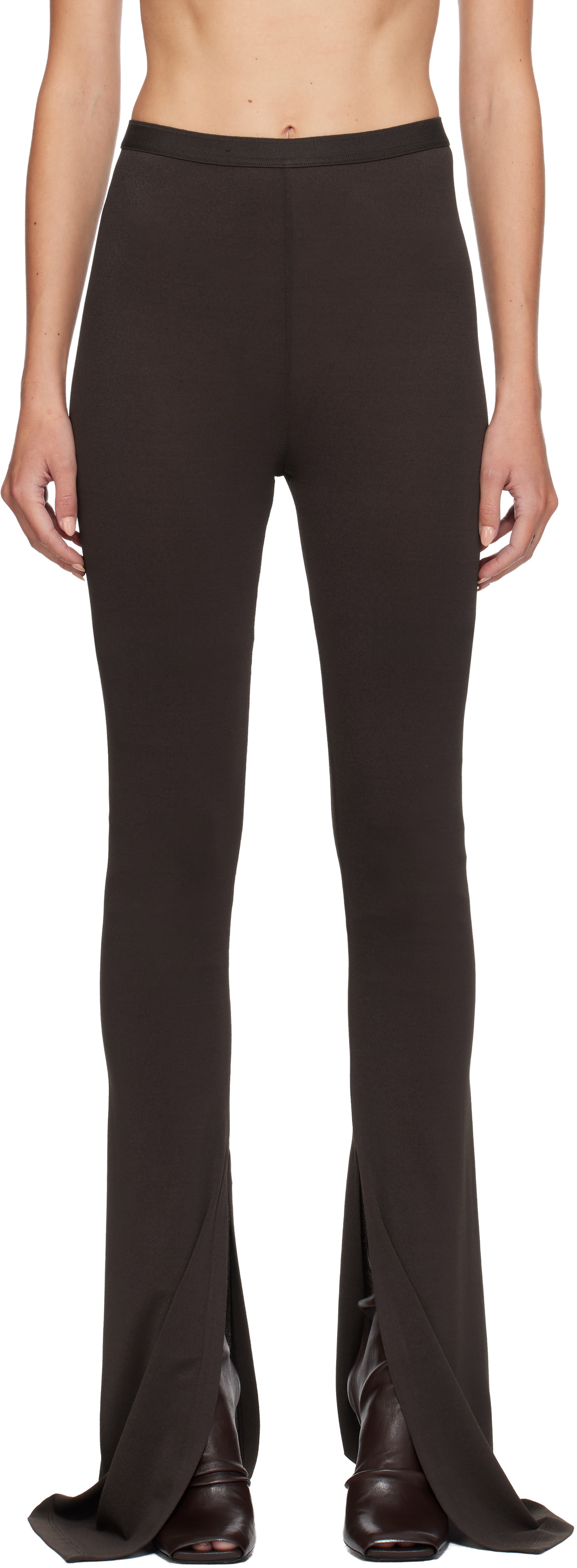 Rick Owens Lilies Brown Concordians Carmen Trousers Rick Owens Lilies
