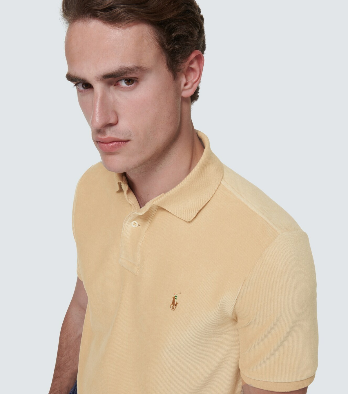 Polo Ralph Lauren Cotton-blend velvet polo shirt Polo Ralph Lauren