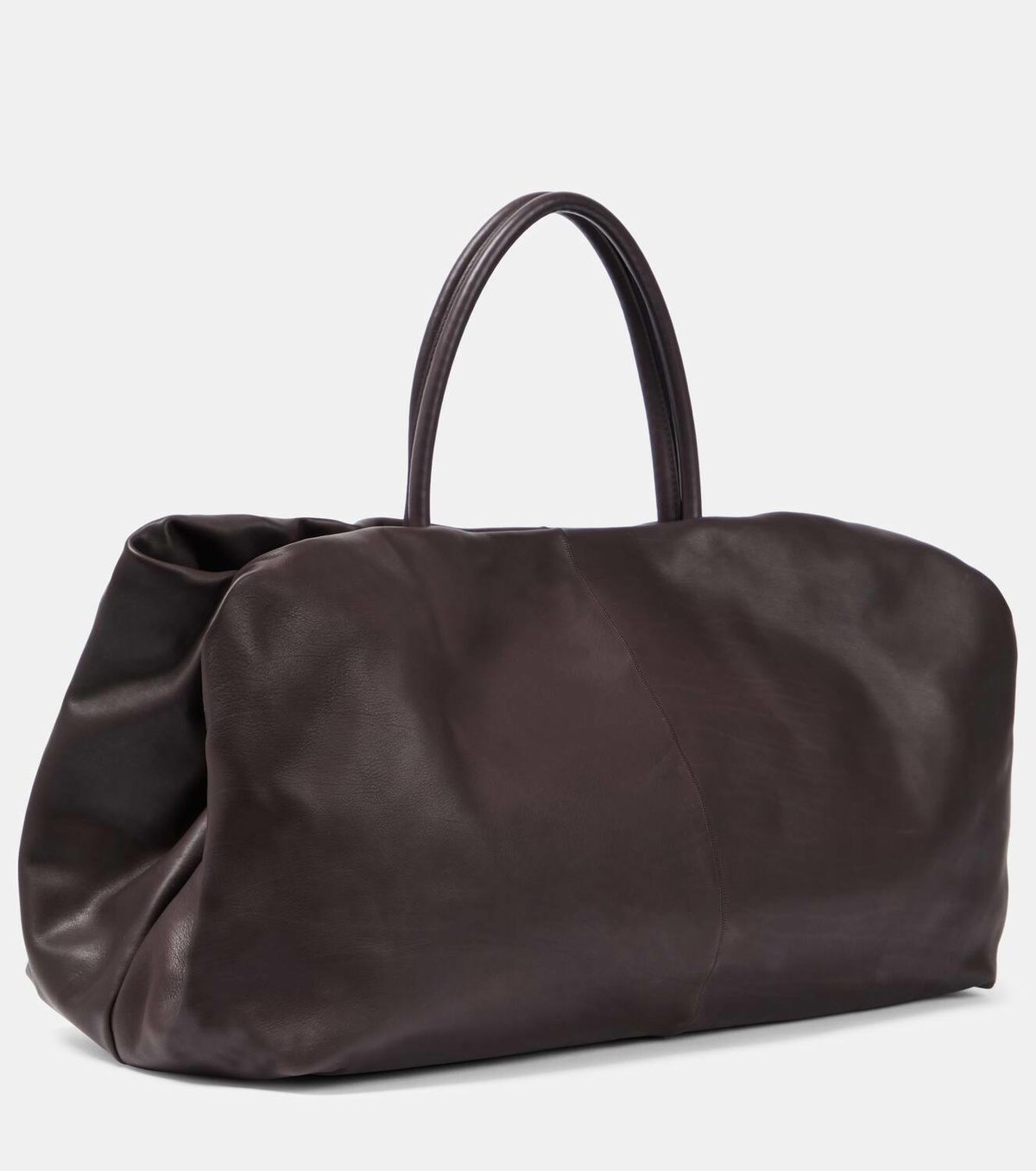 The Row Elio Bourse leather tote bag The Row