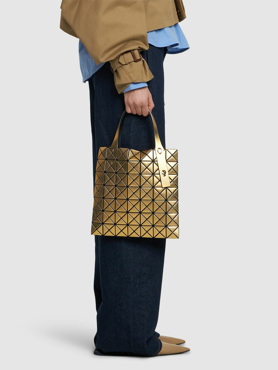 BAO BAO ISSEY MIYAKE Platinum Coffret Tote Bag Bao Bao Issey Miyake