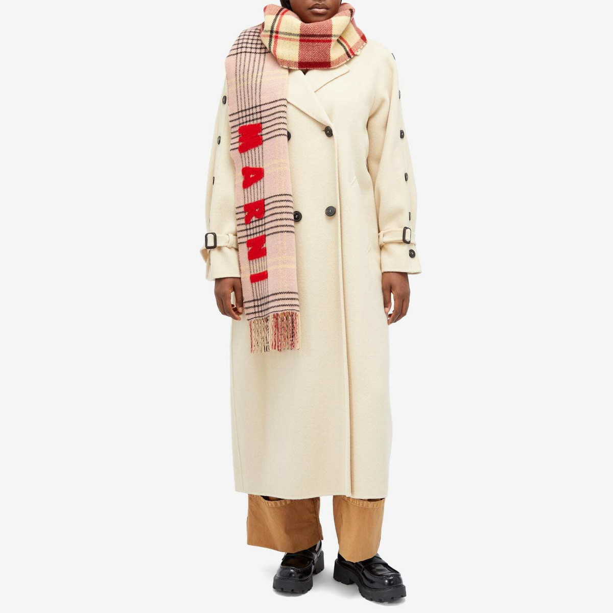 Marni Women's Scarf in Antique Rose Marni