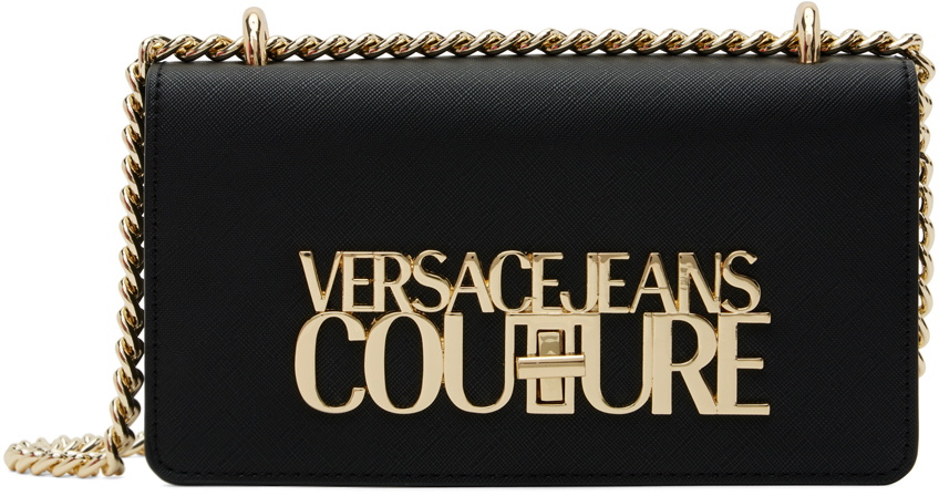 Versace Jeans Couture Black Lock Bag Versace