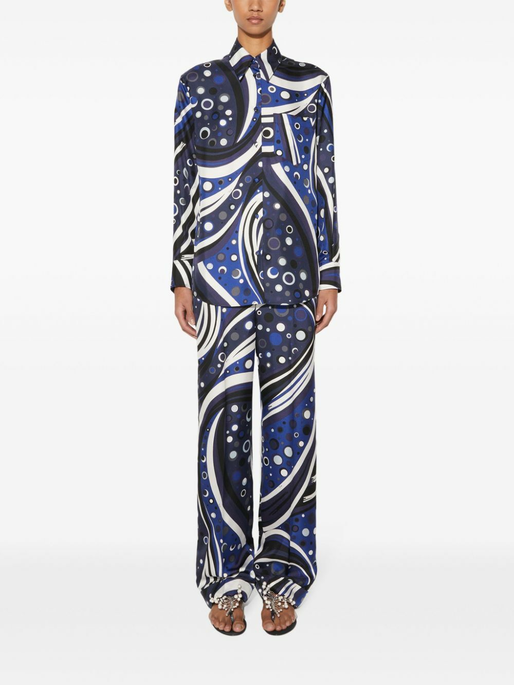 PUCCI - Printed Silk Shirt Emilio Pucci