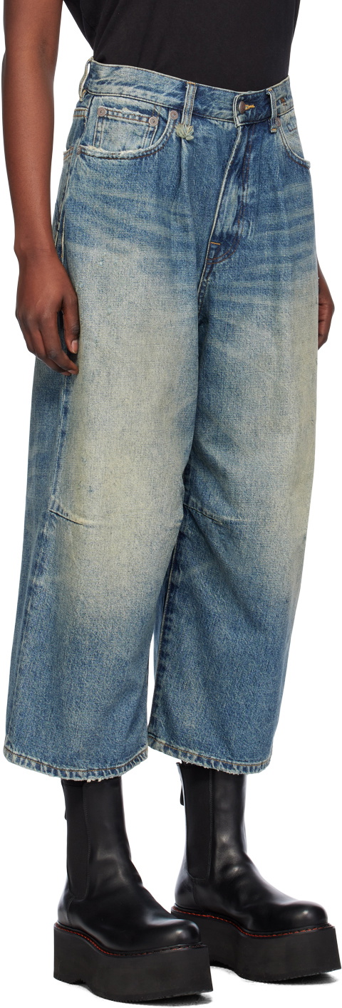 R13 Blue Cropped Jeans R13