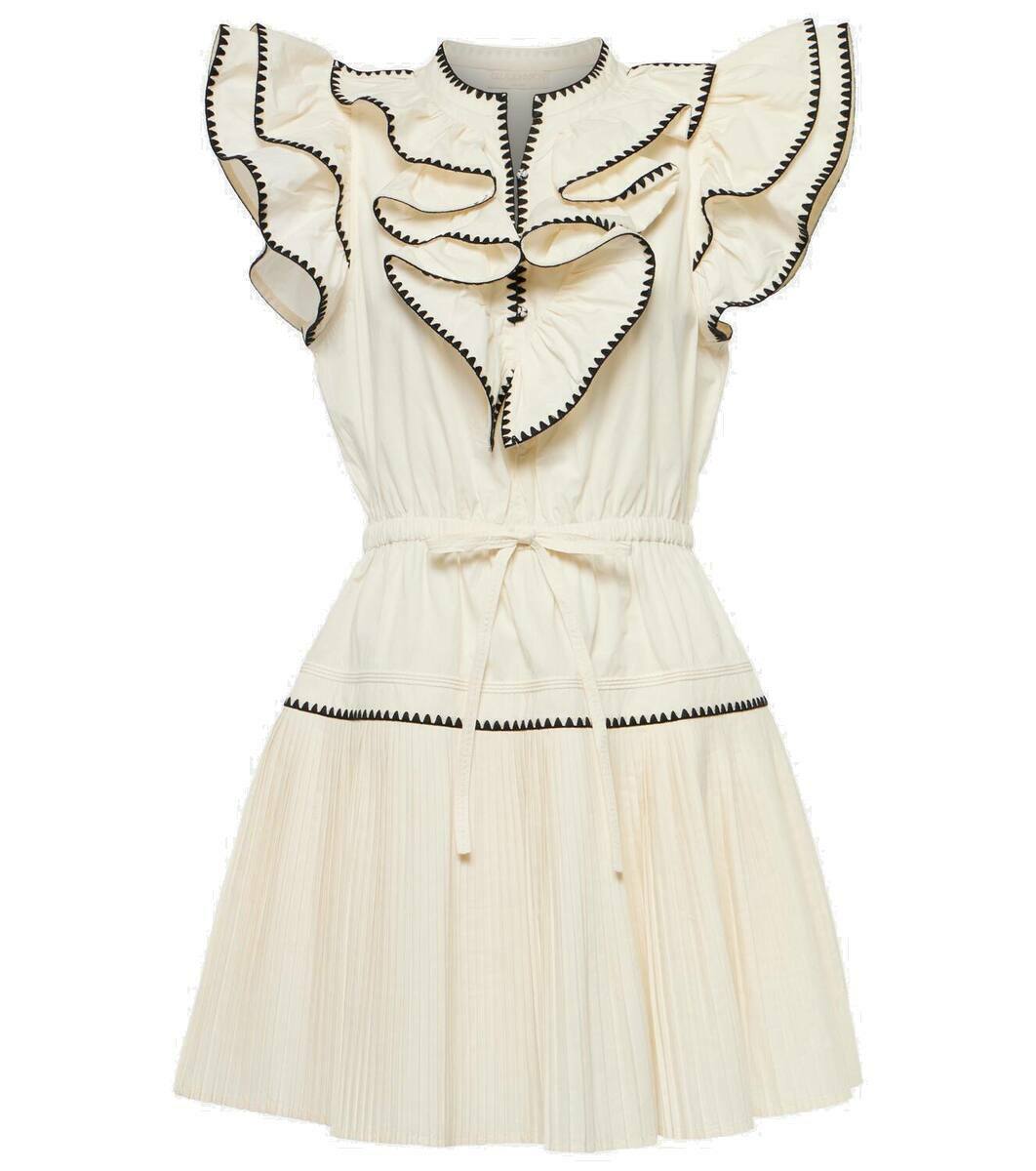 Ulla Johnson Athene ruffle-trimmed cotton minidress Ulla Johnson