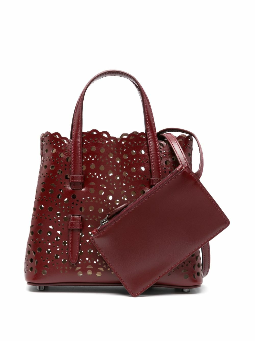 ALAÏA - Mina 20 Small Leather Handbag ALAÏA