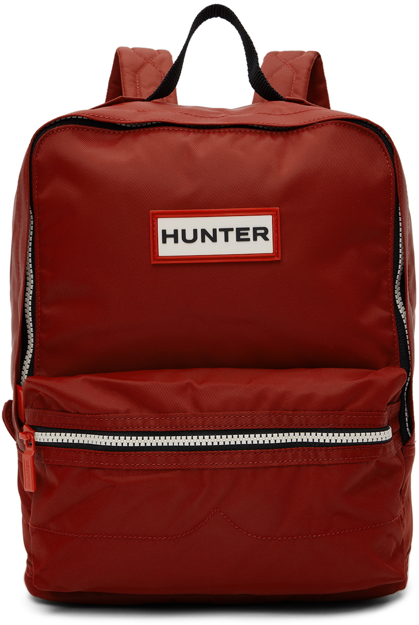 Hunter Kids Red Patch Backpack Hunter