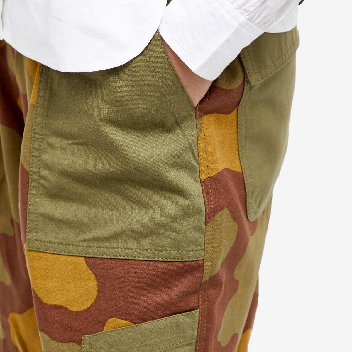 W'menswear Women's Marine Pants in Camo/Green W'menswear