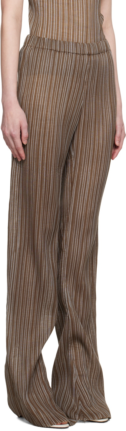 Ludovic de Saint Sernin Brown Mermaid Trousers Ludovic de Saint Sernin