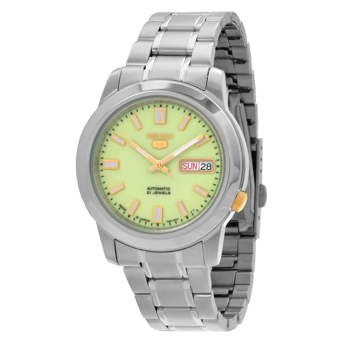 Seiko Series 5 Automatic Green Dial Mens Watch SNKK19J1 Seiko