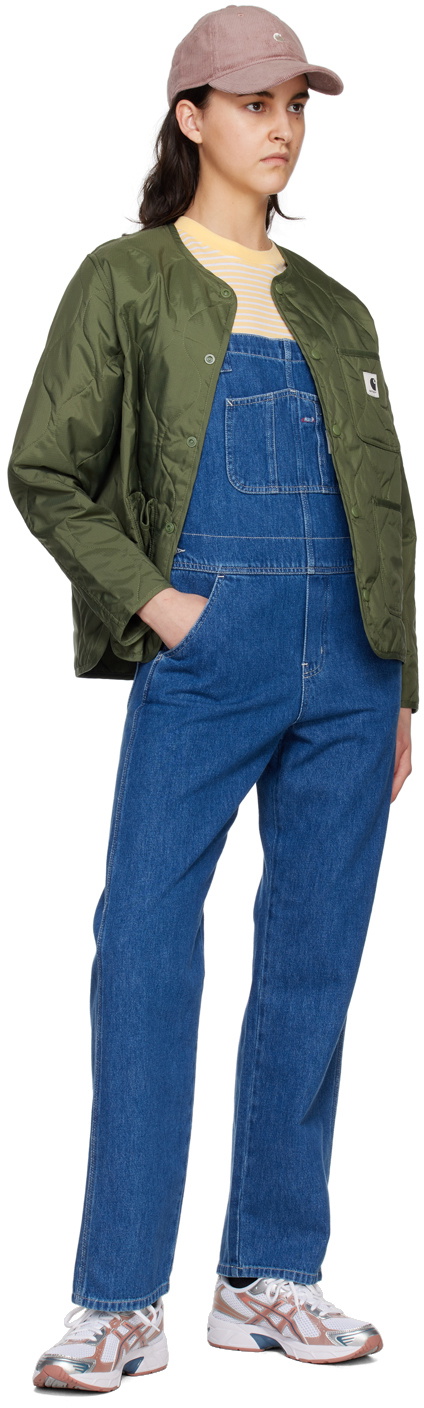 Carhartt Work In Progress Blue Bib Overalls Carhartt Wip