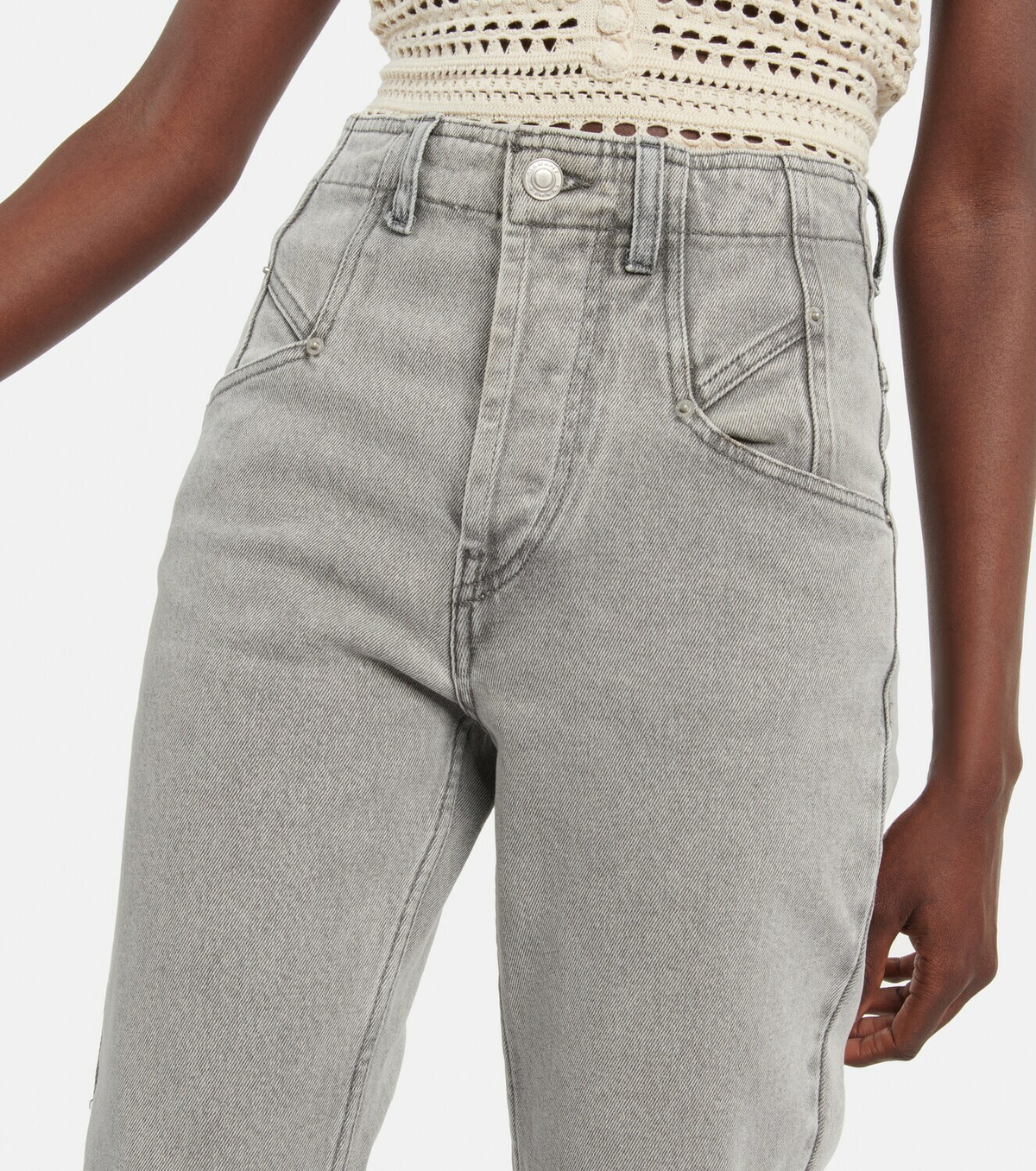 Isabel Marant - High-rise denim jeans Isabel Marant