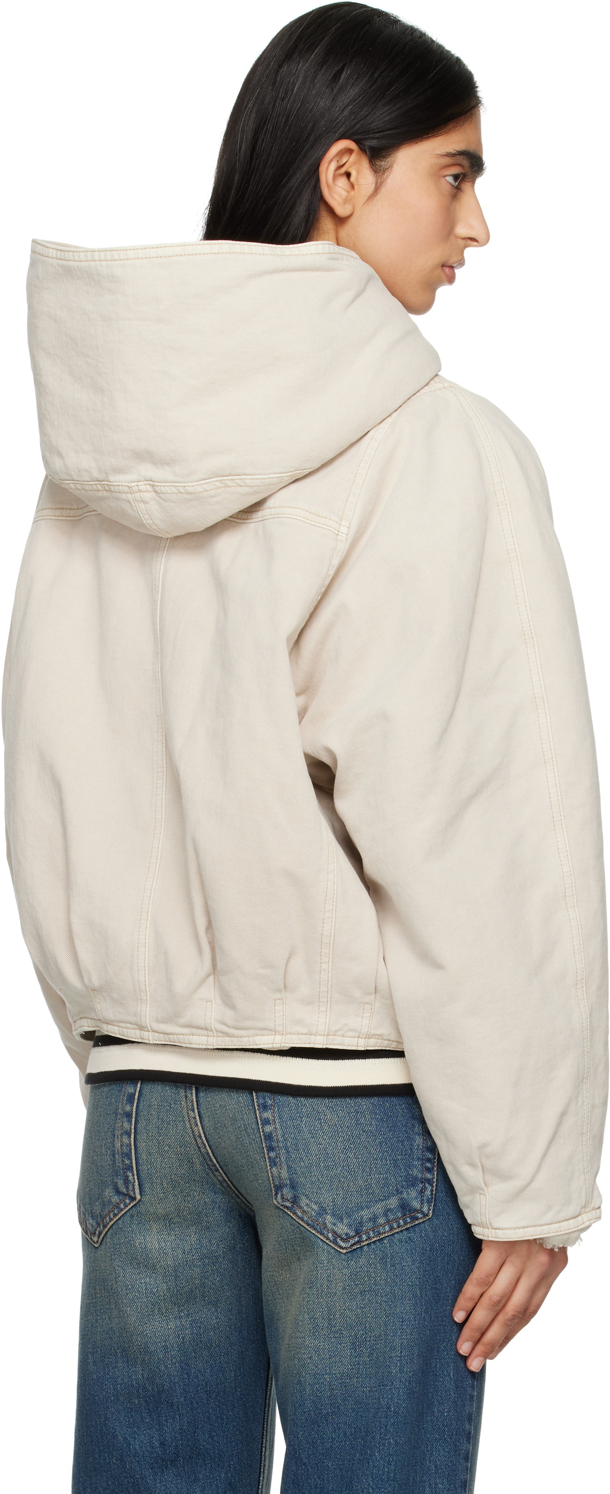 Isabel Marant Beige Biane Denim Jacket Isabel Marant