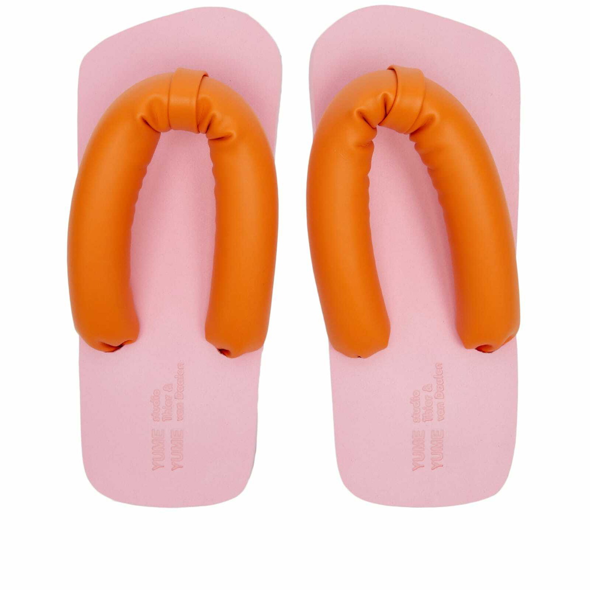 Yume Yume Women's x Studio Their Van Daalen Suki Sandal in Orange/Pink ...