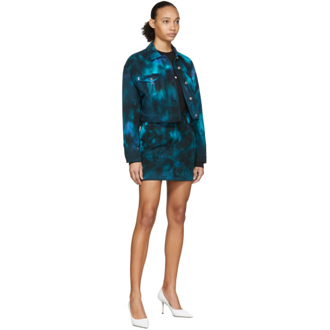 MSGM Navy Tie-Dye Jacket MSGM