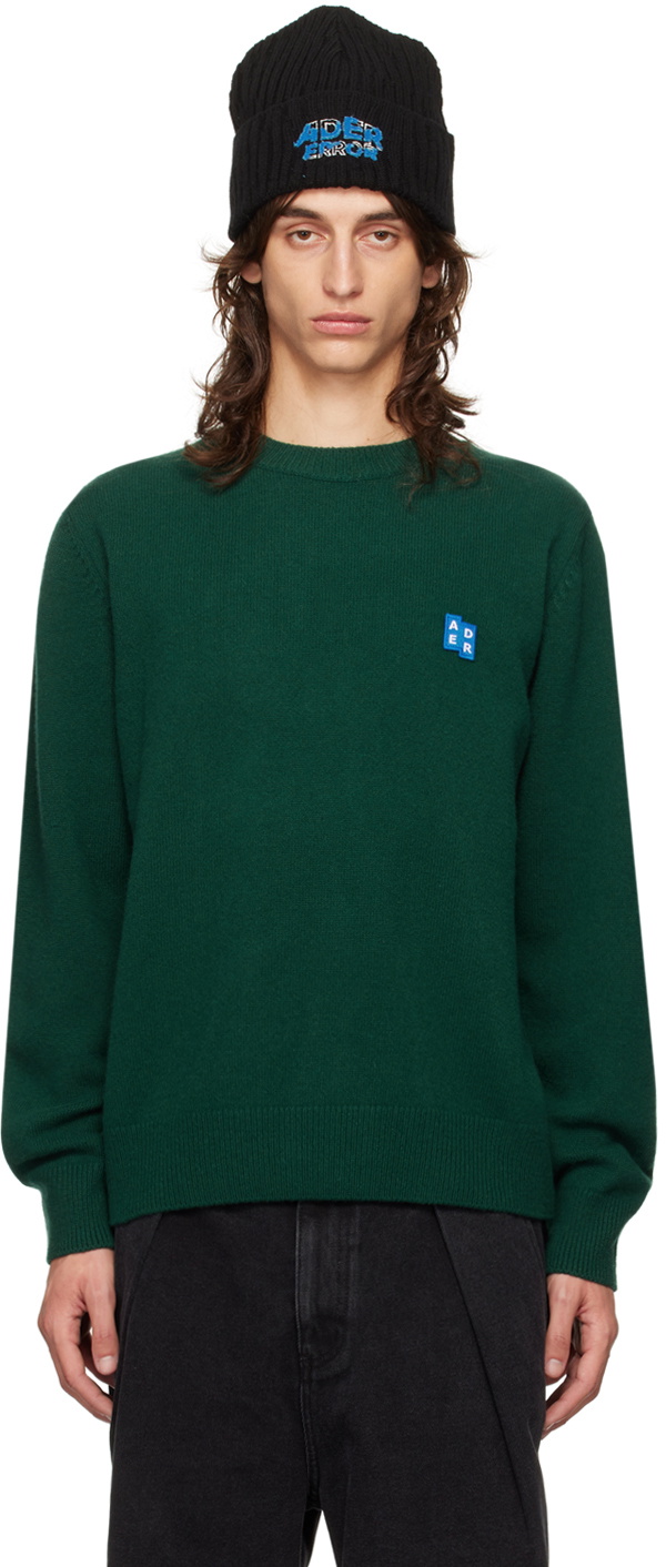 ADER error Green TRS Tag 01 Sweater ADER error