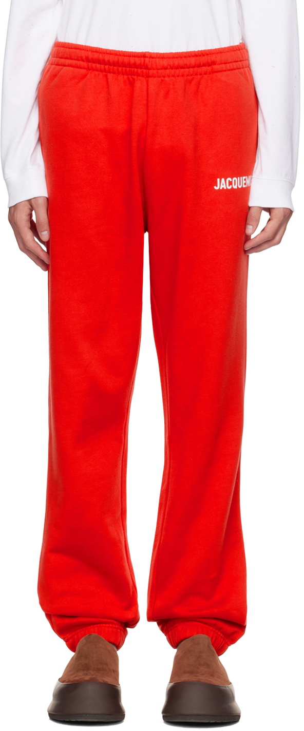 Jacquemus Red Le Papier 'Le Jogging Jacquemus' Sweatpants Jacquemus