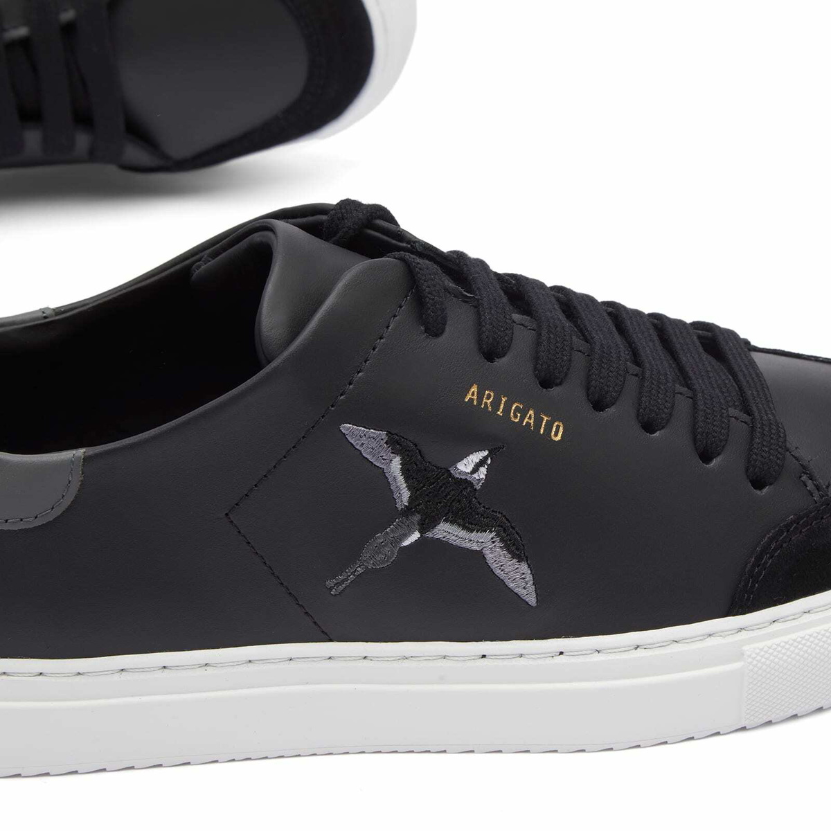 Axel Arigato Men's Clean 90 Bird Sneakers in Black/White Axel Arigato