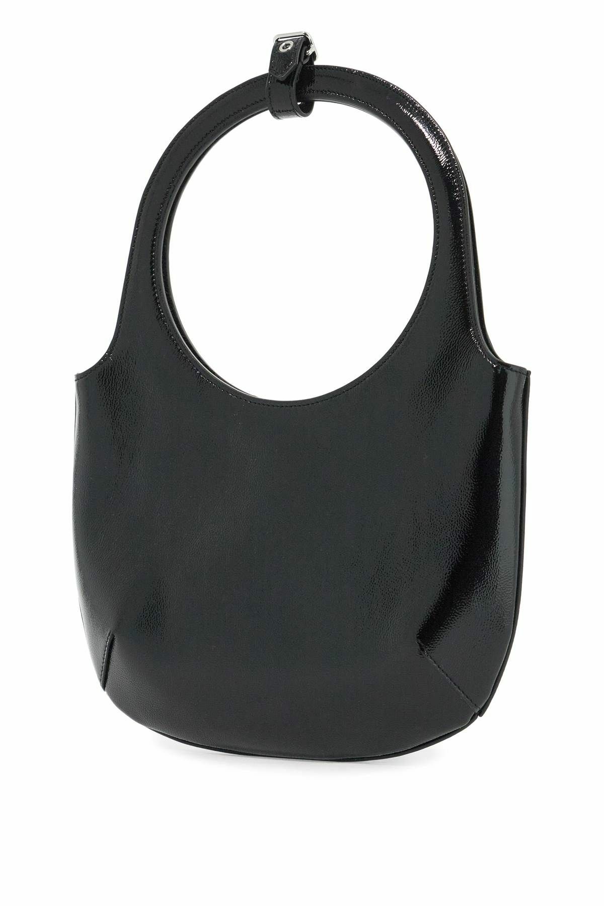 COURREGES "handbag holy in naplack Black Courreges