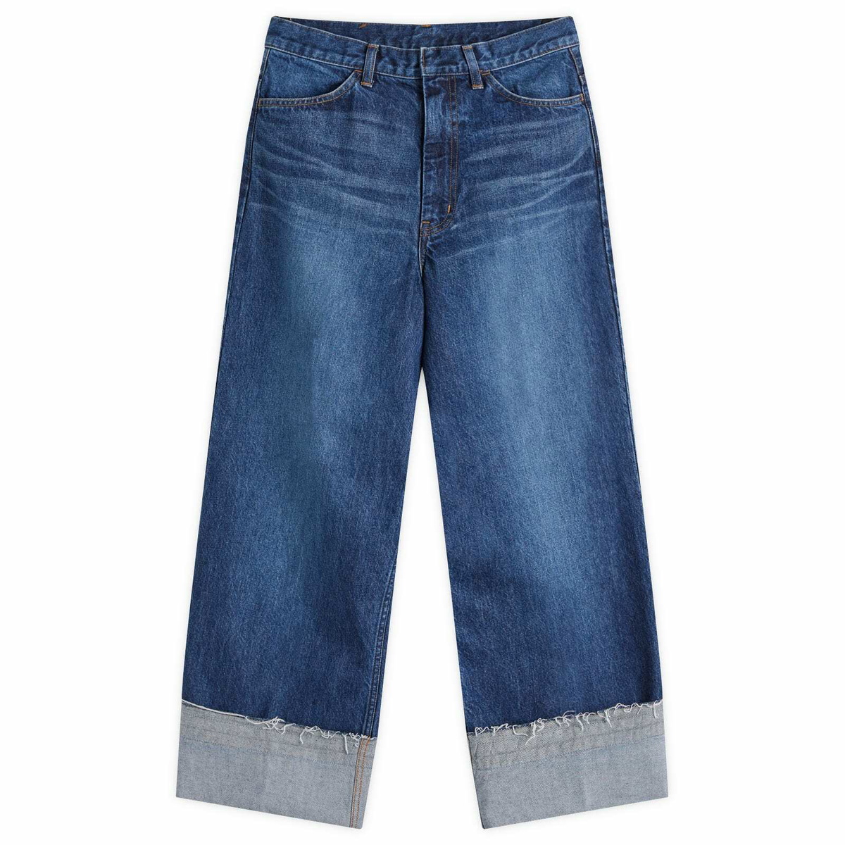 TOGA Women's Archives Wide denim pants in Blue Toga Pulla