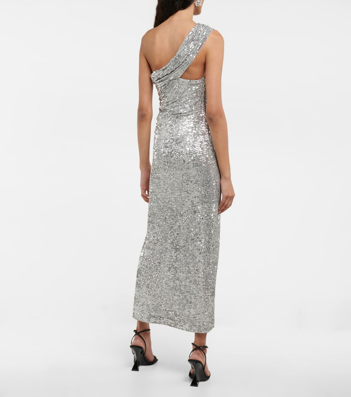 Simkhai - Embellished asymmetric midi dress Simkhai